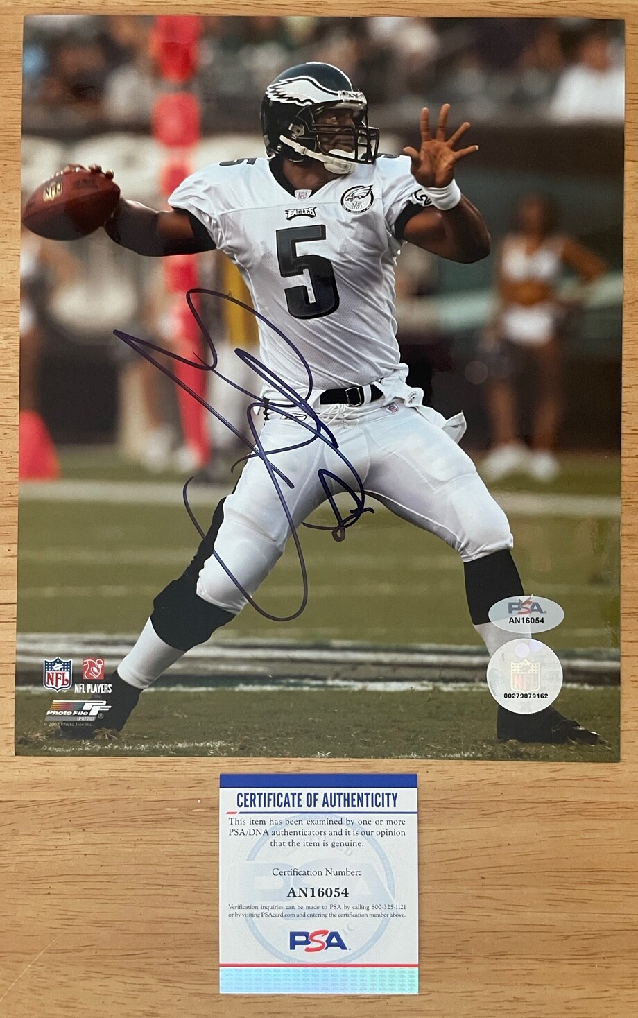 Donovan McNabb Autographed 8x10 Photo Philadelphia Eagles PSA/DNA COA ...