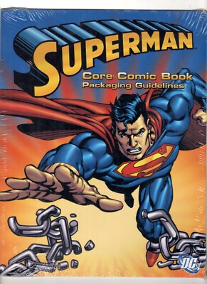 SUPERMAN STYLE GUIDE CORE COMIC BOOK PACKAGING GUIDELINES, PROMOTIONAL ...