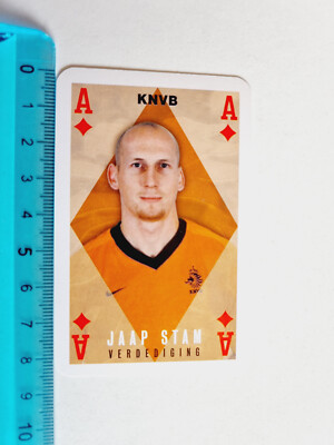 Jaap Stam Knvb Card Rare Cards from Game Holland Original Brand New ...