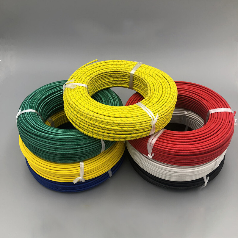 High Temperature 0.3mm-25mm Fibreglass Wire Equipment Heat Proof Cable ...
