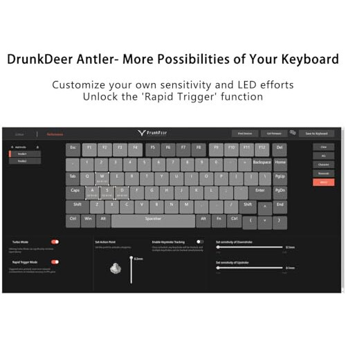 DrunkDeer A75 Rapid Trigger Mechanical Keyboard TKL Gaming Fast Response [New!!] | eBay