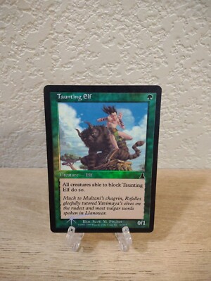 MTG Taunting Elf Foil Urza's Destiny LP | eBay