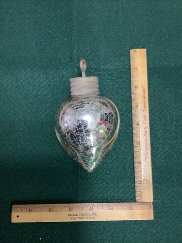 Antique Mercury Glass Ball Pendant Lightning Rod Weathervane | eBay