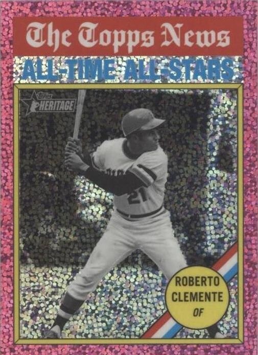 2025 Topps Heritage - All-Time All-Stars Roberto Clemente #345 Chrome ...
