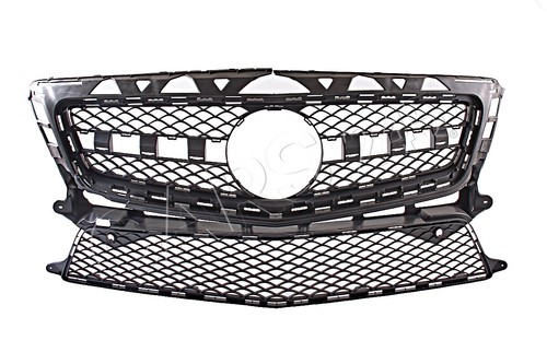 Genuine MERCEDES C218 X218 Basic carrier for bumper Radiator grill ...