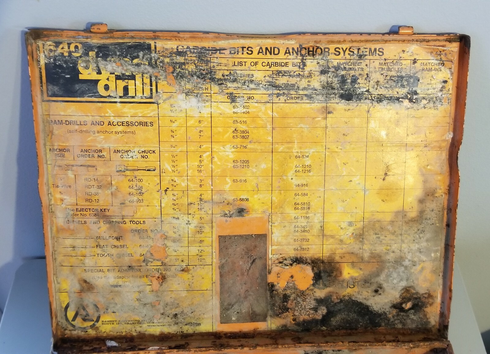 RAMSET DYNADRILL HAMMER DRILL MODEL 640 W/ CASE | eBay