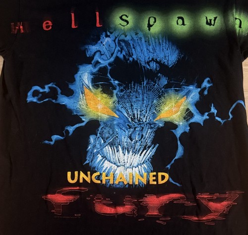 Hell Spawn Untamed Fury XL 1997 Vintage Shirt McFarlane Hellspawn | eBay