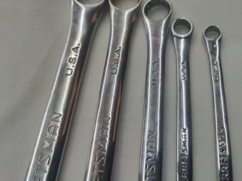 Craftsman Professional K Series Wrenches 5 Pc SAE 44921 44922 44925 ...