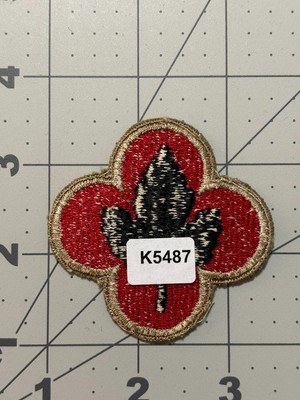WW 2 US Army 43rd Infantry Division Buff Border Patch Inv# K5487 | eBay