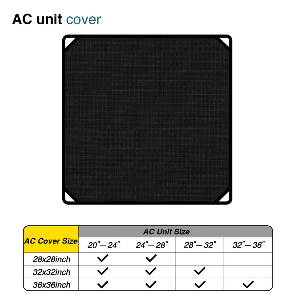 Air Conditioner Cover AC Unit Mesh Cover Outside AC Compressor ...