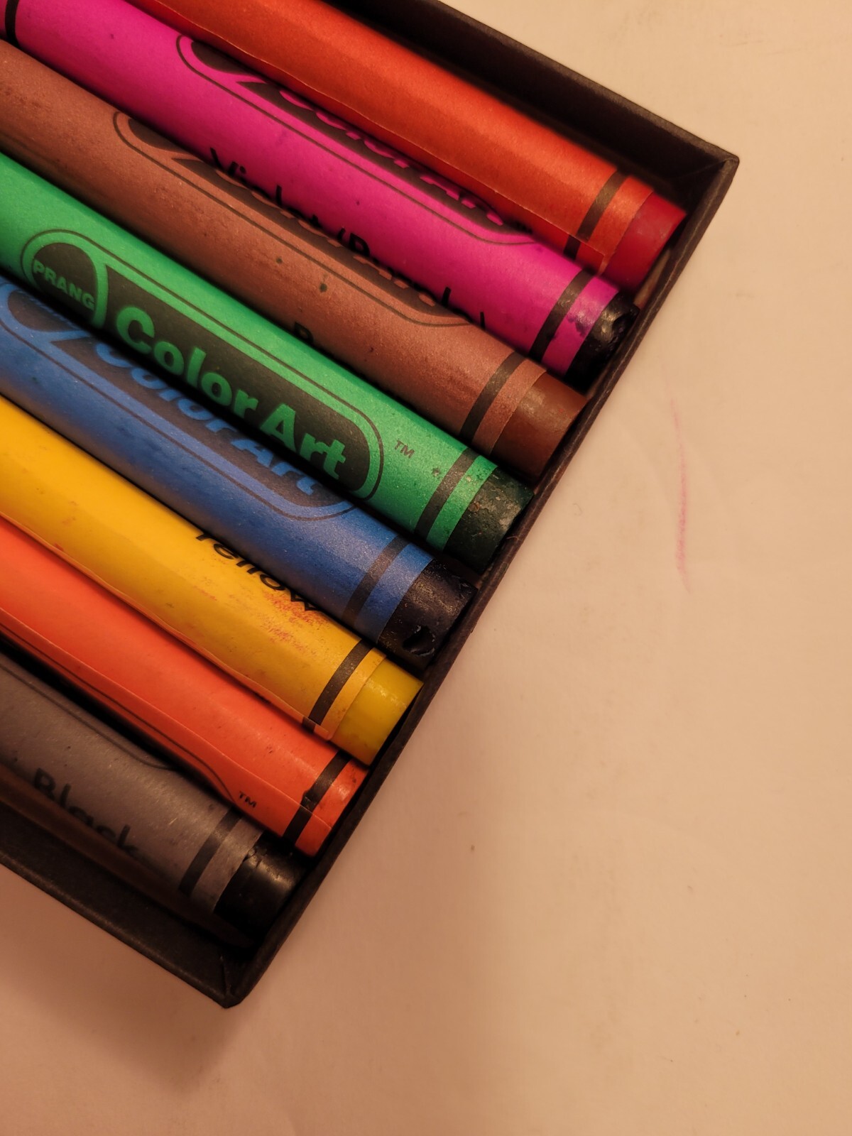 Vintage Prang Non Toxic Brilliant . Crayons By Dixon 8 crayons. | eBay