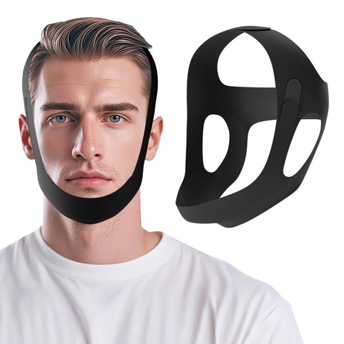 Anti Snoring Chin Strap for Sleeping - Adjustable & Breathable Snore ...