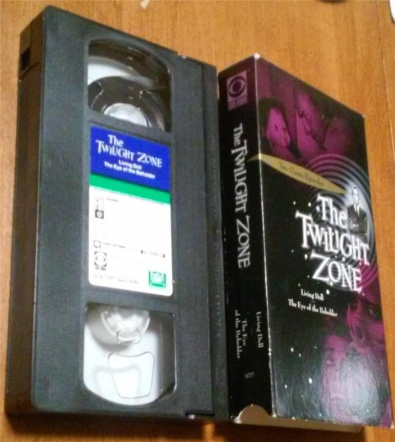 The Twilight Zone VHS Lot 2 Tapes Living Doll After HRS Eye of Beholder ...