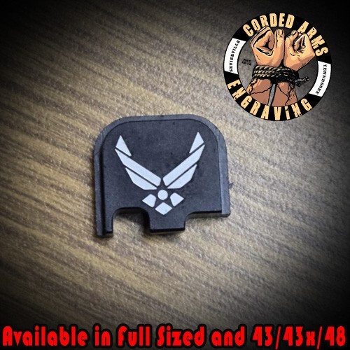 Military - Glock Rear Slide Plate Back Plate for Full Sized Glocks Gen ...