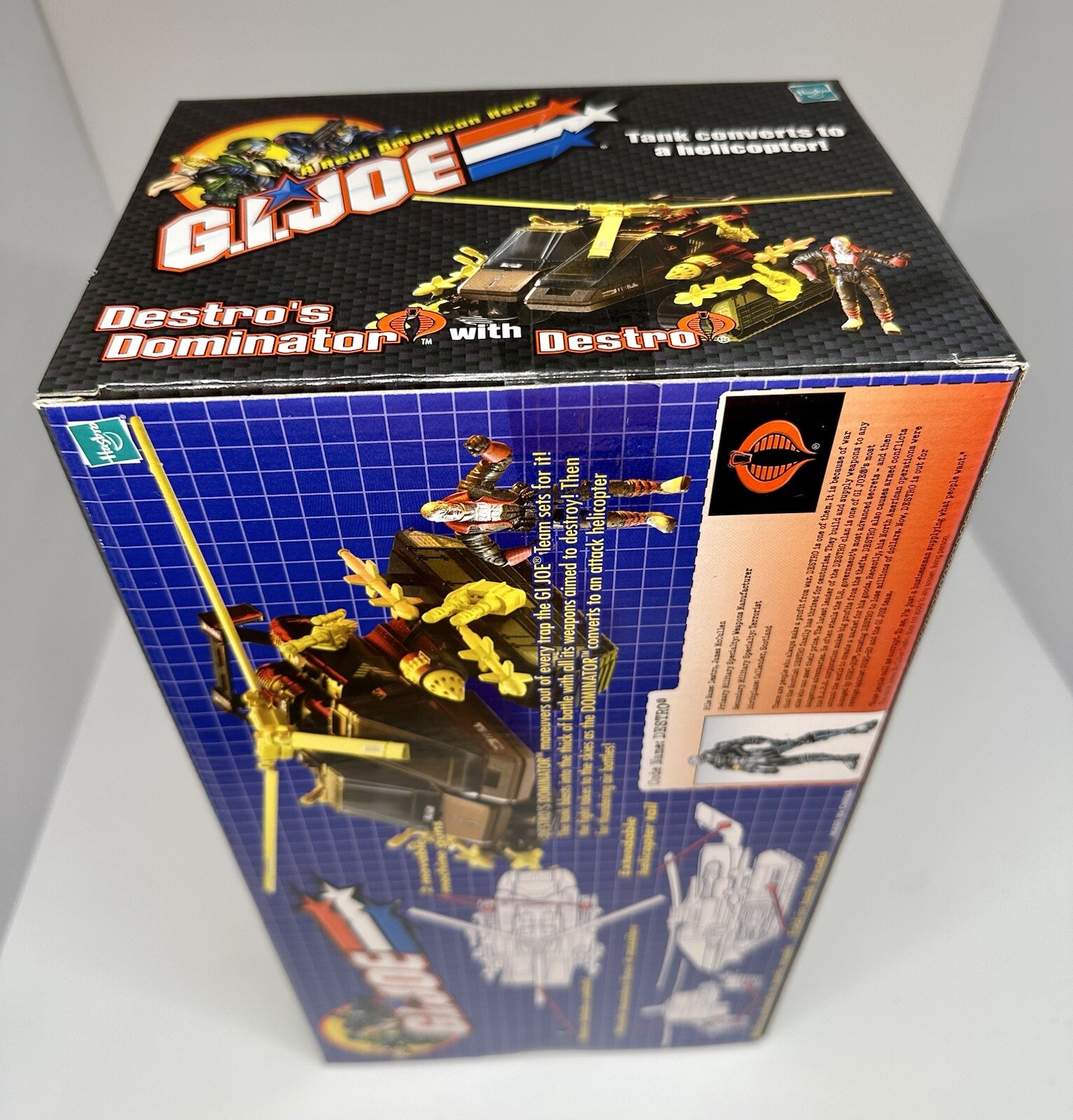 Hasbro 2001 ARAH Gi Joe VS Cobra Destro's Dominator Tank Helicopter ...