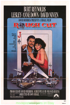 ROUGH CUT MOVIE POSTER Original 27x41 Folded One Sheet BURT REYNOLDS | eBay