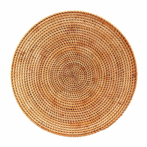 Rattan Woven Placemats,Round Table Mats,Non Heat Resistant Place Mat ...