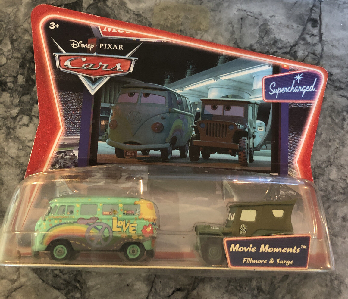 Disney Cars Supercharged Movie Moments Fillmore & Sarge 2 pack