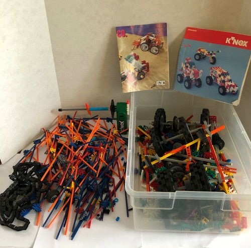 K'NEX Lot of Assorted Parts RODS, CONNECTORS, WHEELS, CHAIN & MOTOR | eBay