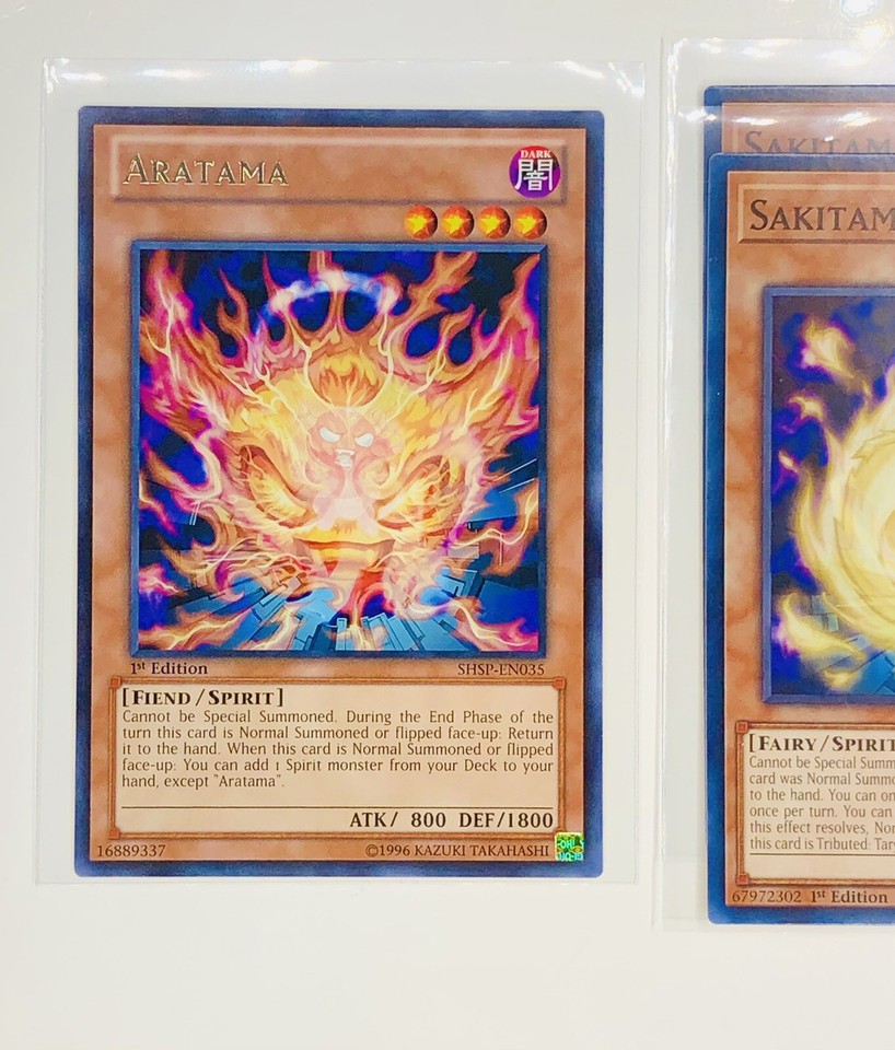 Yu-Gi-Oh! Aratama + Sakitama (SHSP-EN035) RARE 1st Ed Shadow Specter ...