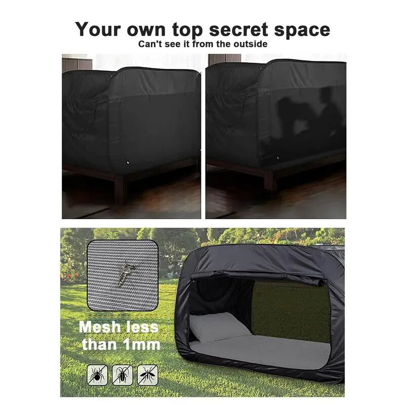 Pop Up Privacy Portable Office Tent Pod Nap Dorm Desk Cubicle ...
