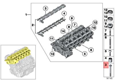 Genuine BMW Hybrid M X1 X3 X4 X5 X6 Z4 Coupe Torx Bolt M7x70 ...