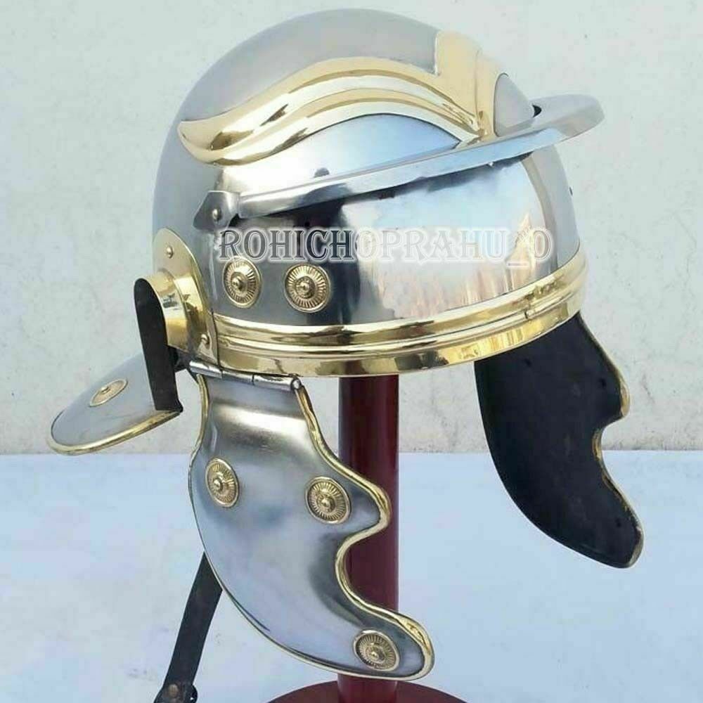 Roman Helmet TYCIONG Authentic Gold Roman Helmet, Perfect For Cosplay,