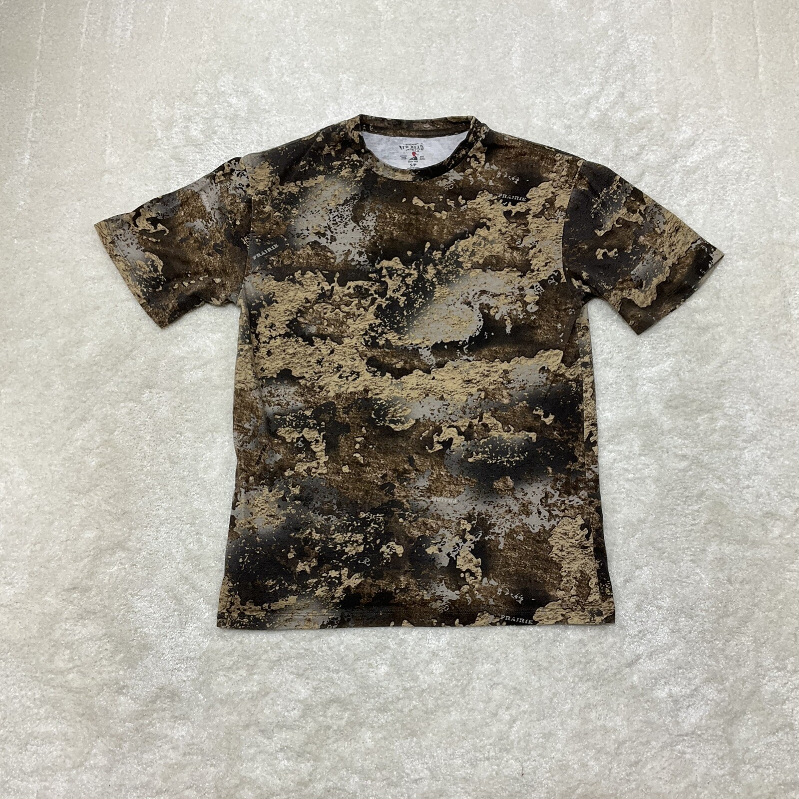Red Head Mens Size S Prairie Camouflage T-Shirt Short Sleeve Crew Neck ...