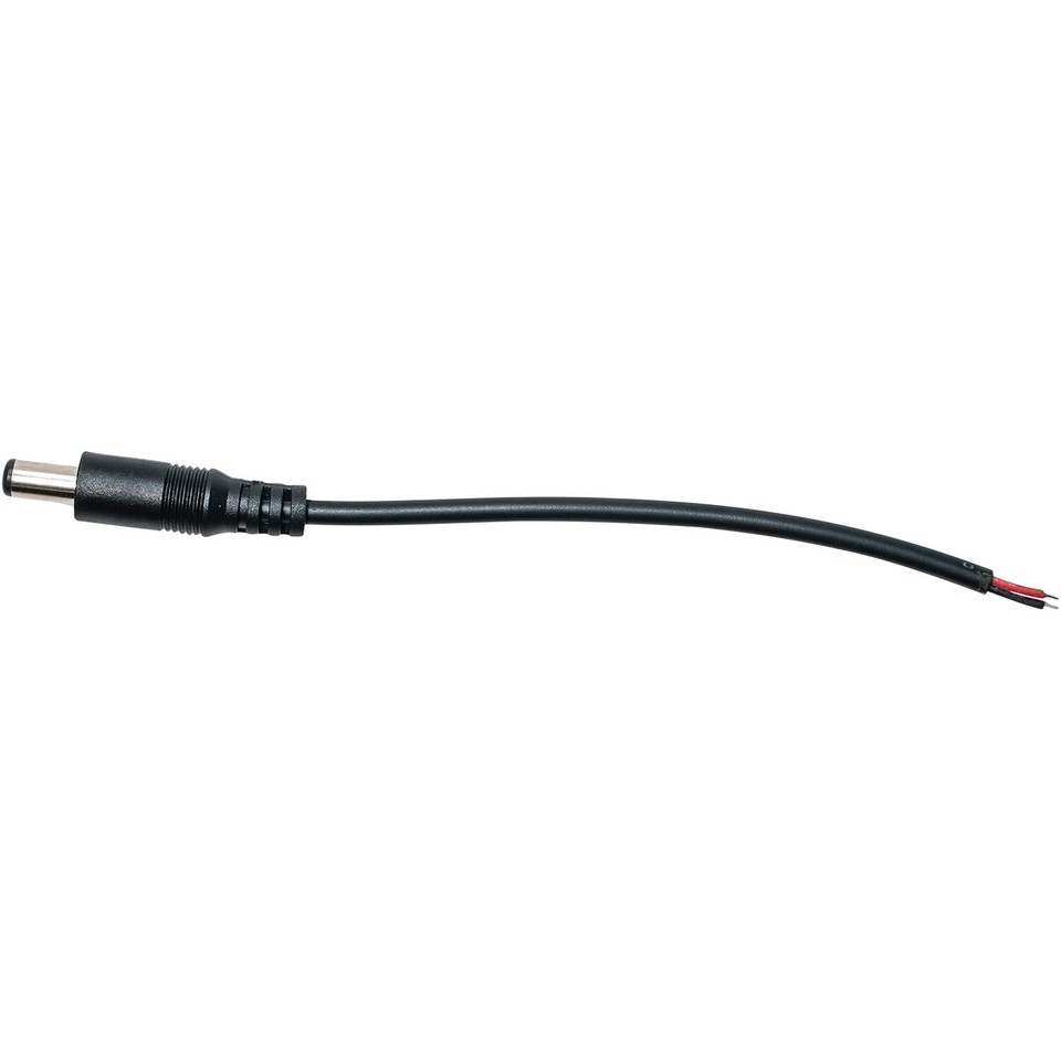 DC Power Pigtail Male Barrel Plug 6-inch Wire Cable 5.5mm x 2.1mm | eBay