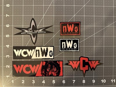 NWO WCW Wolfpac Logos 6 Sticker Lot 2 Wrestling | eBay