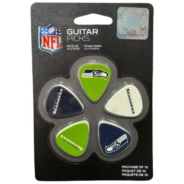 Pack of 10 SEA Seattle Seahawks Football Guitar Picks WA NFL Free ...