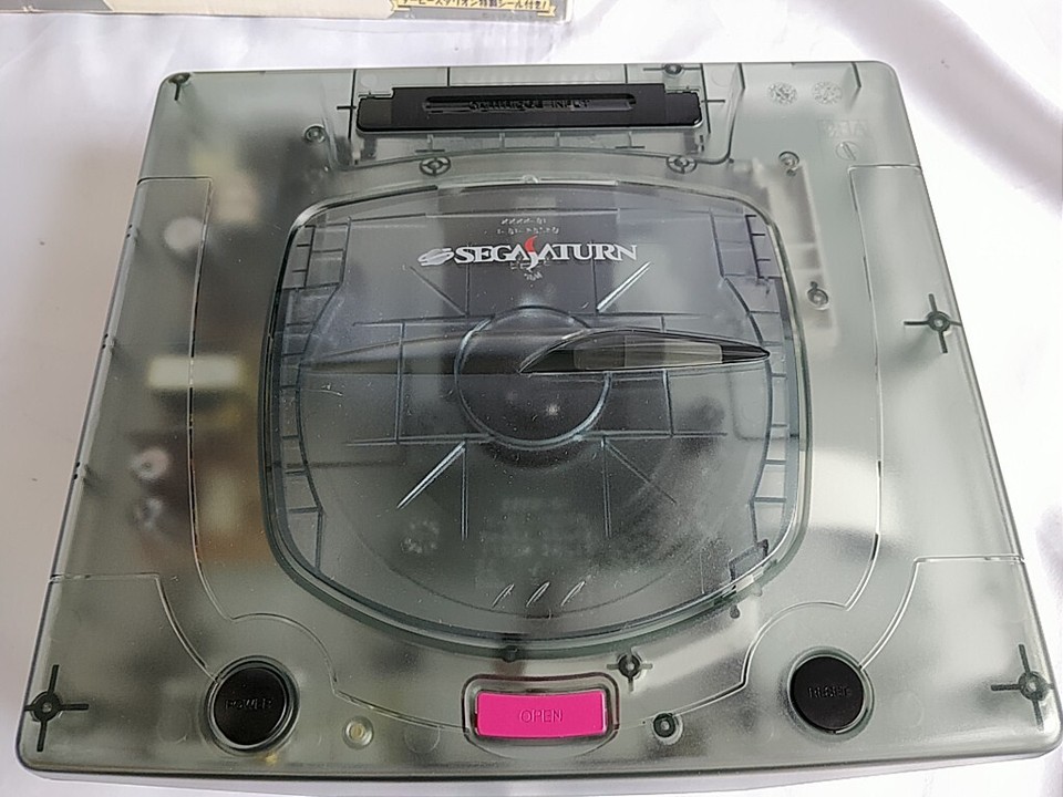 SEGA Saturn SS Limited Derby Stallion Blue Skeleton Console HST-3220 ...