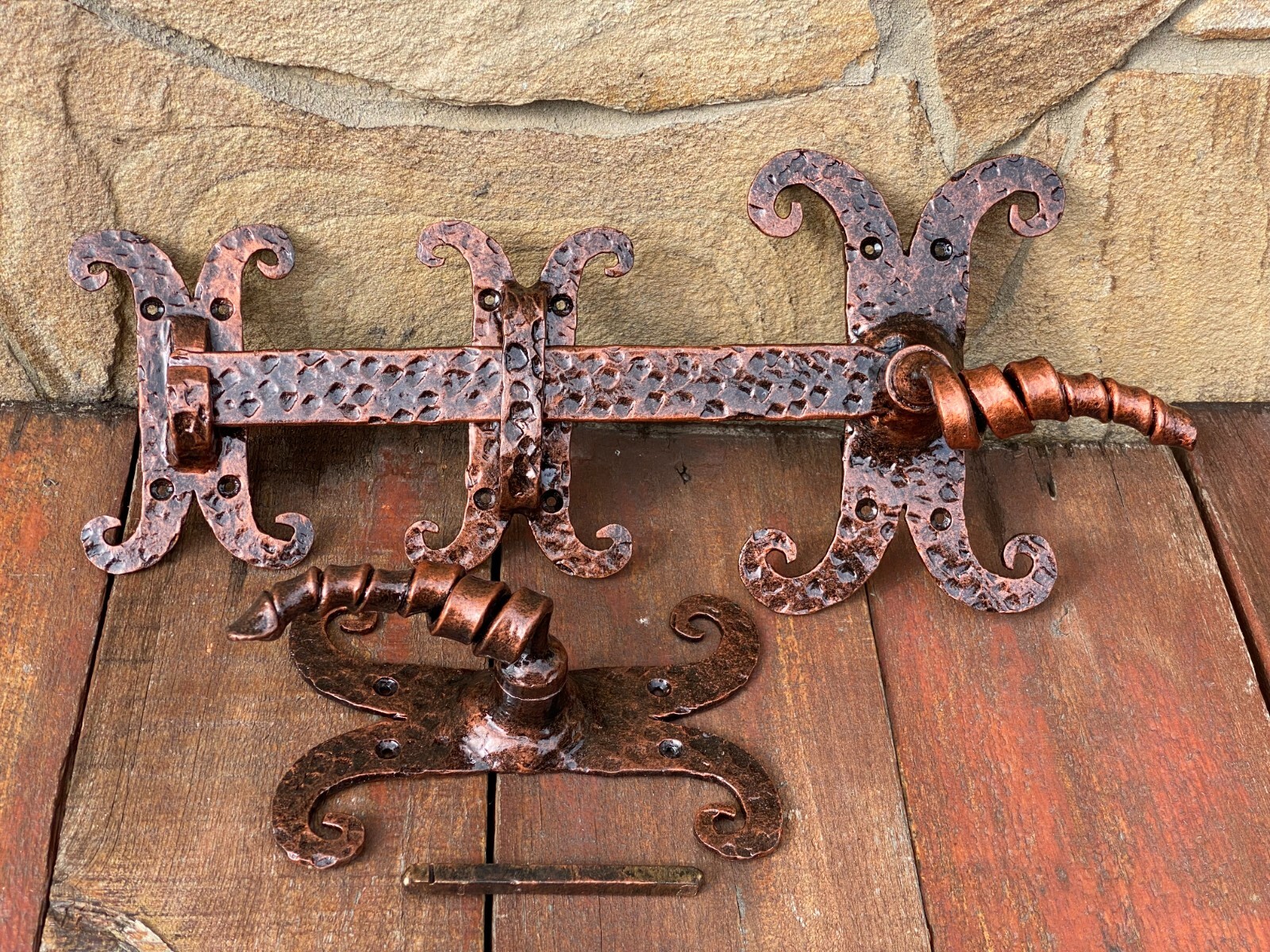 Latch Gate Shed Lock Medieval Castle Door handle Garden Christmas ...