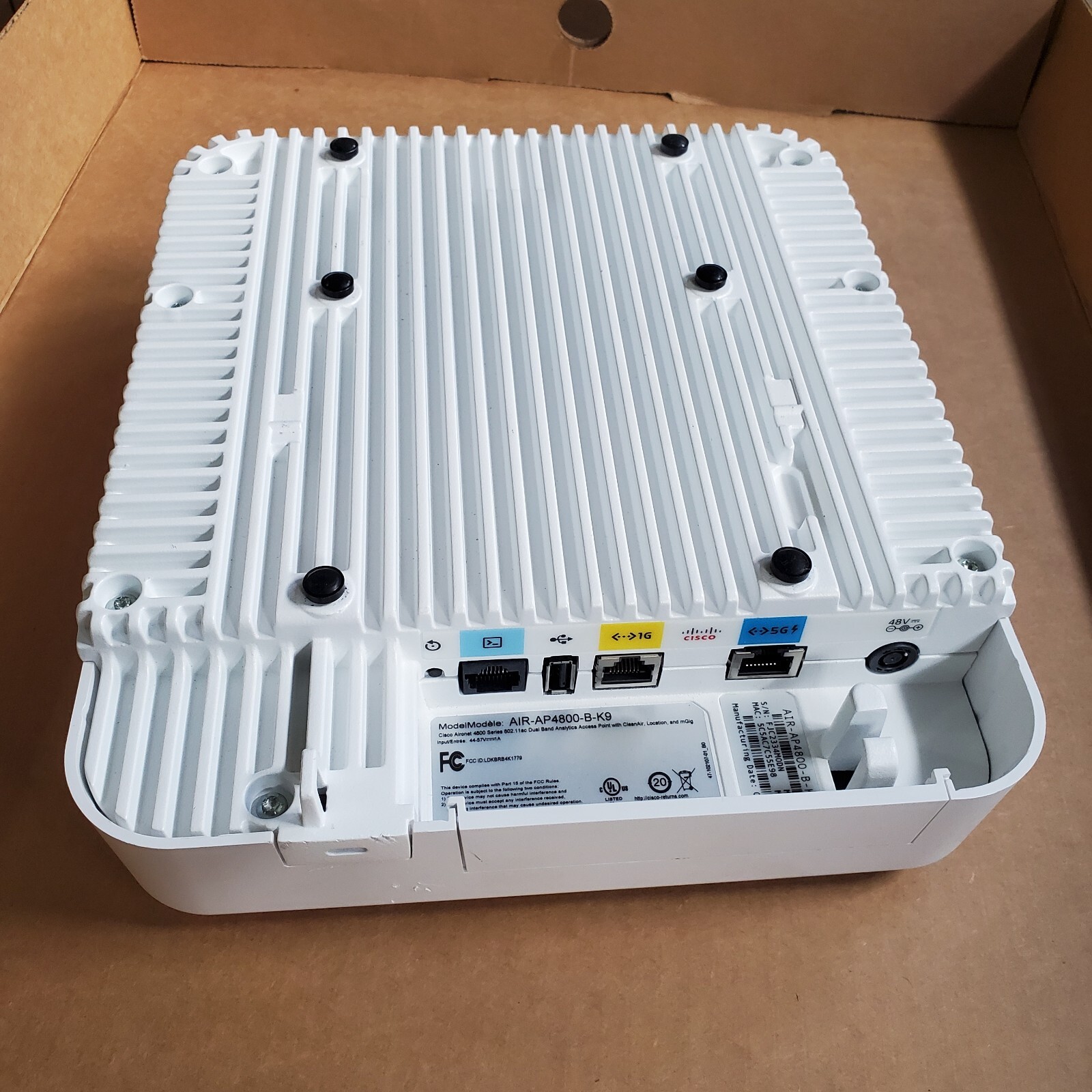 LOT OF 10 Cisco Aironet 4800 Series AIR-AP4800-B-K9 802.11ac Access ...