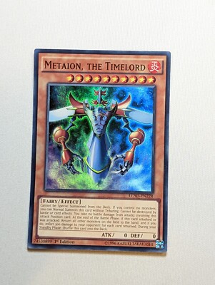 YuGiOh TCG Card Metaion, the Timelord LC5D-EN228 Super Rare 1st Edition ...