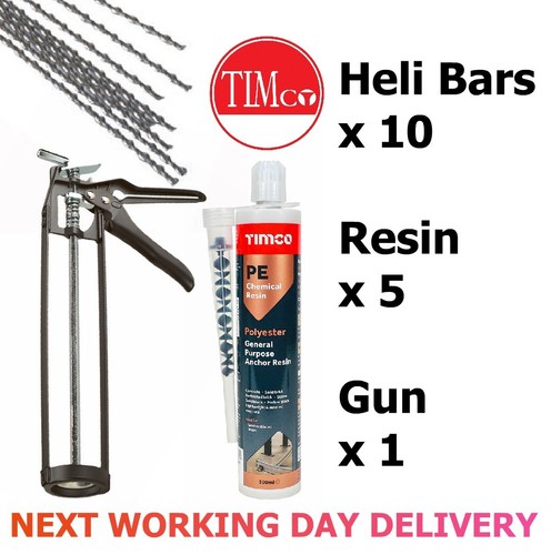 Helical Bar Crack Stitch Brick Repair Kit - Stitching Kit | eBay UK