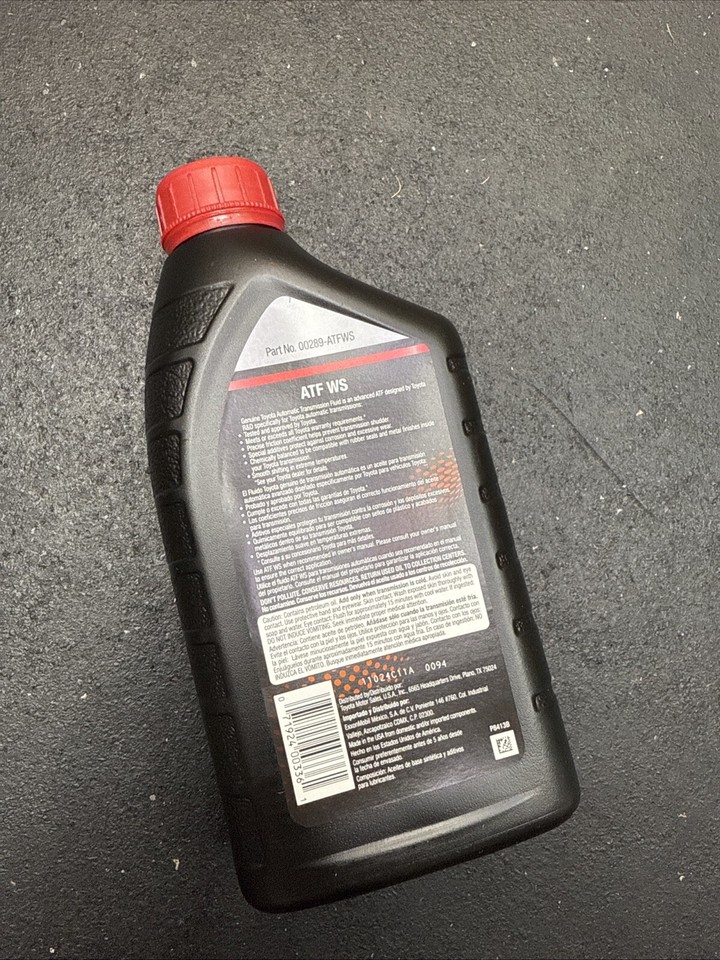Toyota 00289-ATFWS Lexus & Automatic Transmission Fluid WS ATF Pack of ...