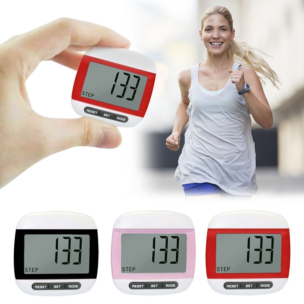 Accessory LCD Pedometer Pocket Digital Step Kilometer Counter Walking ...