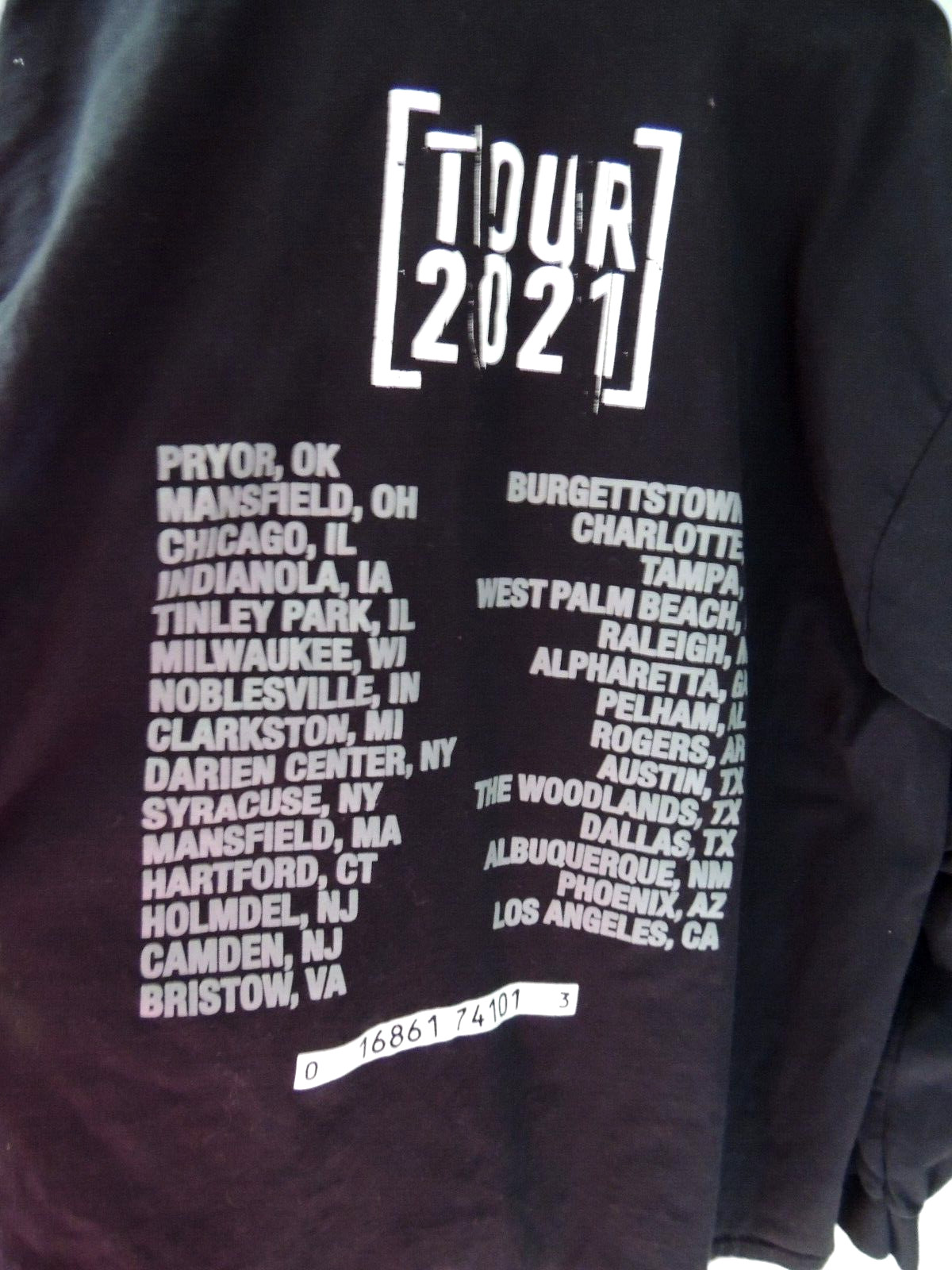 Slipknot 2021 Tour Shirt Black Long Sleeve Size 2XL C… - Gem