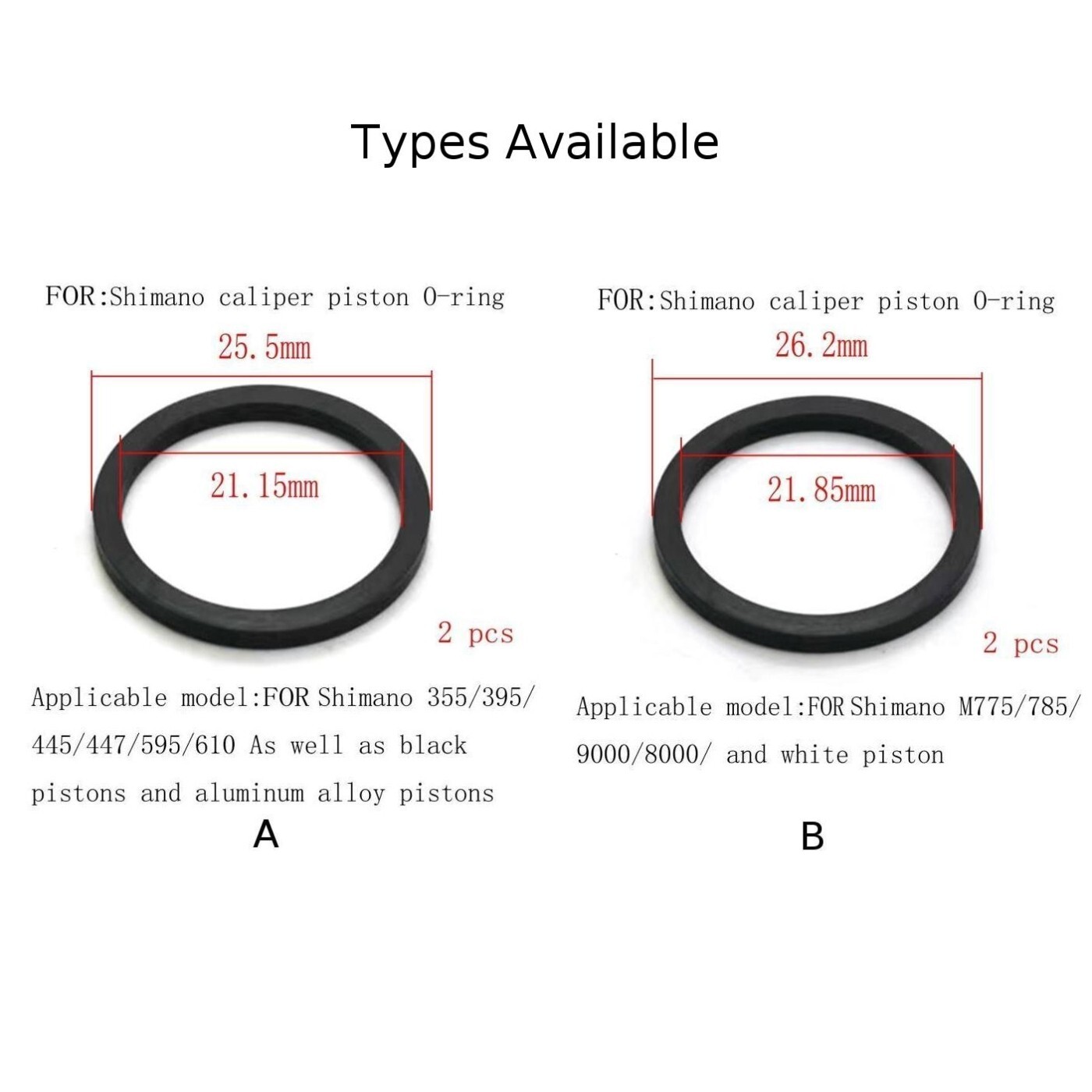 MTB Road Bike Bicycle Brake Caliper Piston Sealing Ring Sponge FOR M775 ...