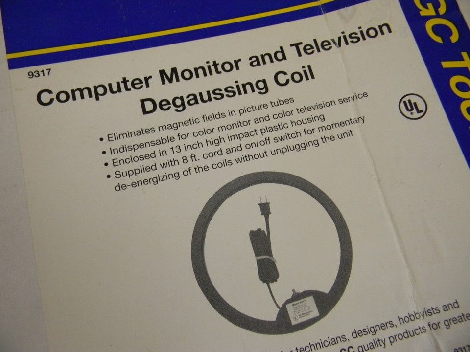 GC Tool 9317 Monitor & TV Television Degaussing Coil Made in USA ...