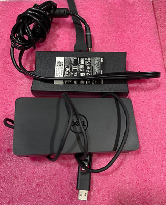 Dell D6000 Universal USB-C/USB-A 4K Dock Docking Station +130W Adapter ...