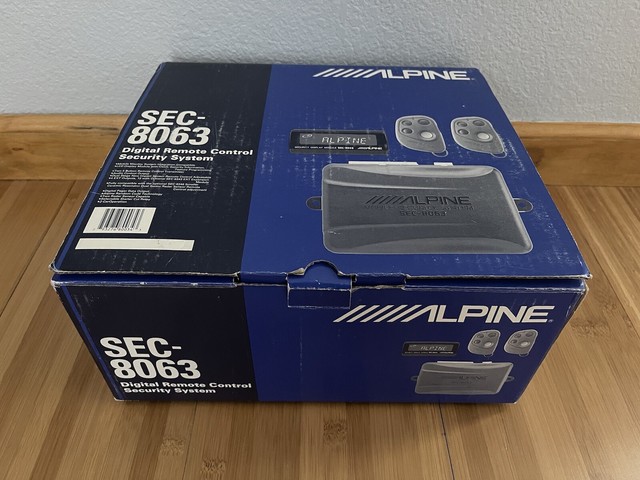 Rare Open Box Alpine SEC-8063 Digital Remote Control Security System Alarm for sale online | eBay