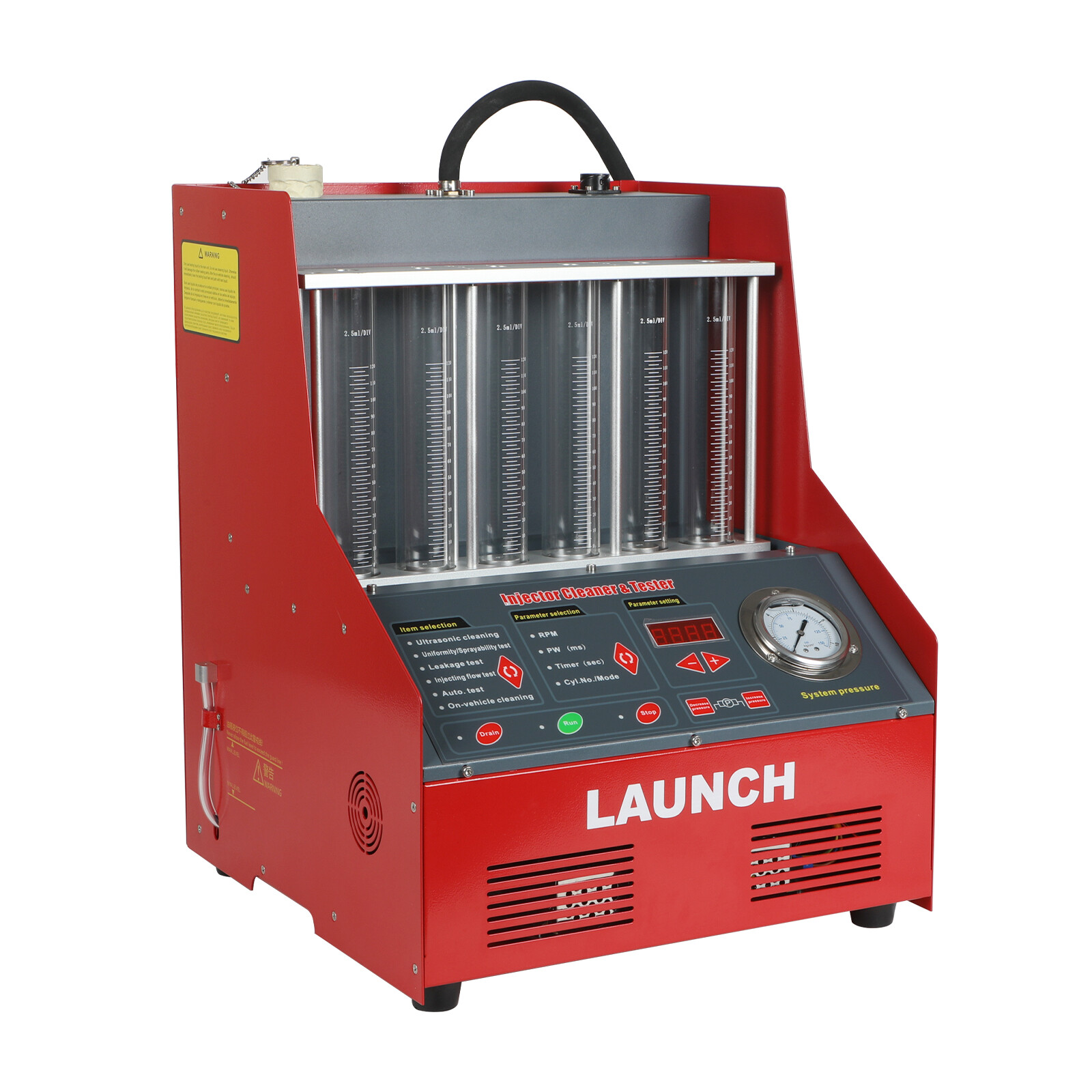 LAUNCH CNC602A Ultrasonic Auto Car Fuel Injector Tester Cleaner ...