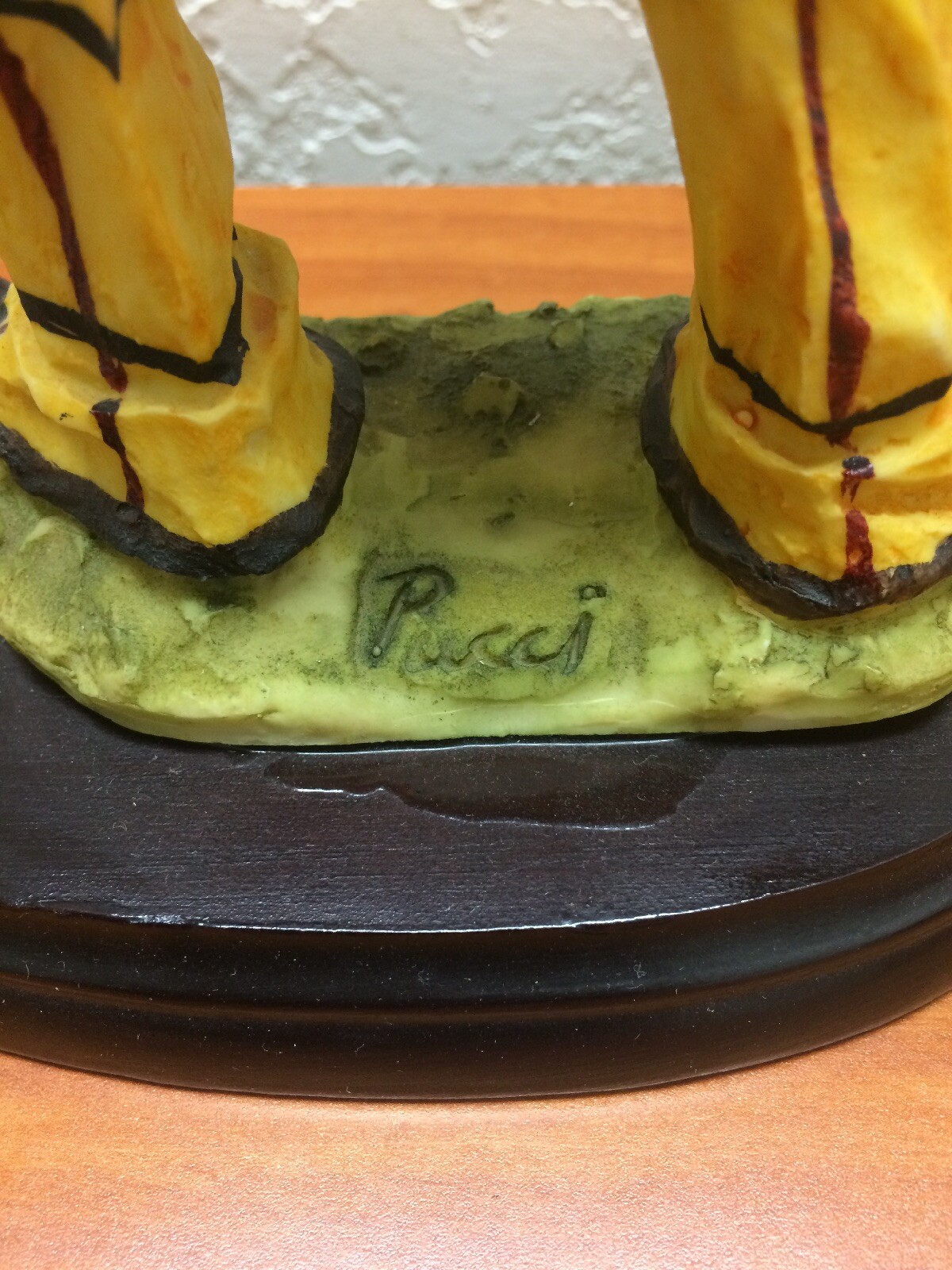 Vintage 11.5 " Pucci Arnart Hobo Clown Figure Figurine Statue with ...