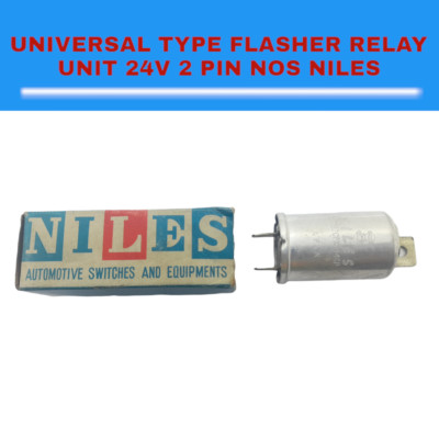 Niles VF312 Universal Car Type Flasher Relay Unit 24V 24 Volts With 2 ...