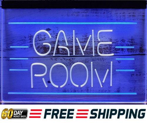 Game Room LED Neon Light Sign Arcade Man Cave Toys Display Wall Art ...