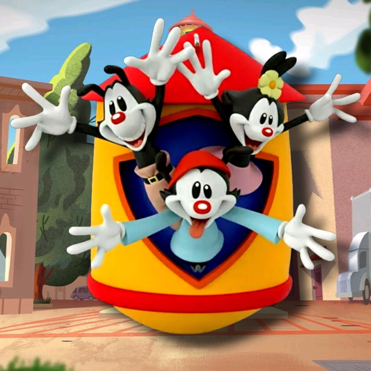 Yakko And Wakko And Dot Animaniacs Original Production Cel: Yakko,