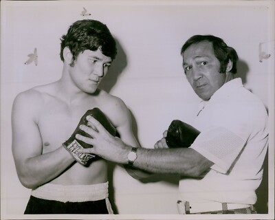 LG891 1974 Original Photo TONY LICATA Middleweight Boxer Trainer WILLIE ...