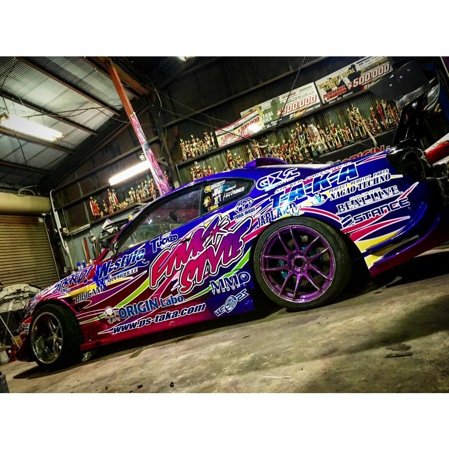 RC Car Decal set Naoki Nakamura S15 SILVIA 2017 Vinyl Sticker TAKA ...